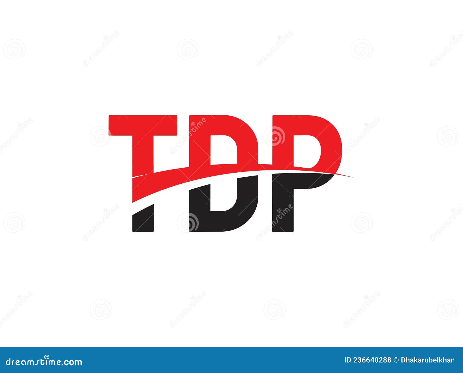 TDP Letter Initial Logo Design Vector Illustration Stock Vector ...
