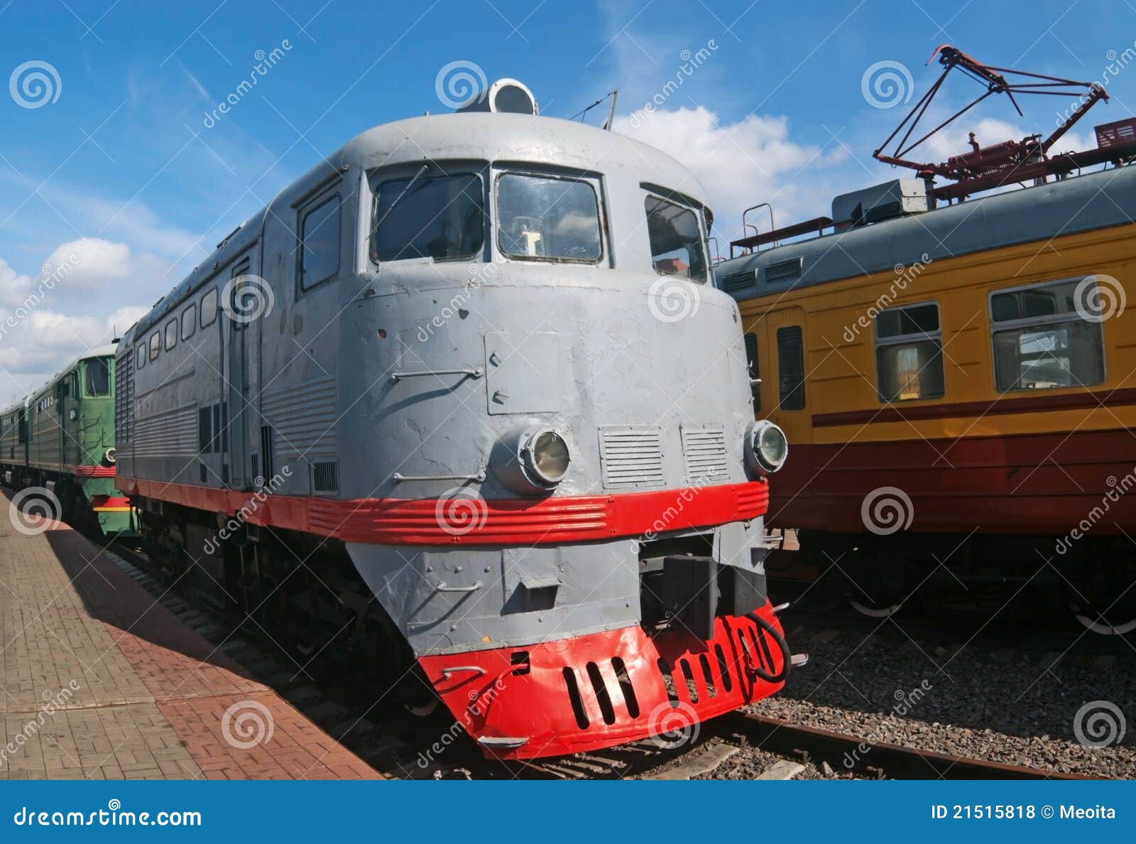 TE-2 locomotive stock photo. Image of diesel, russian - 21515818