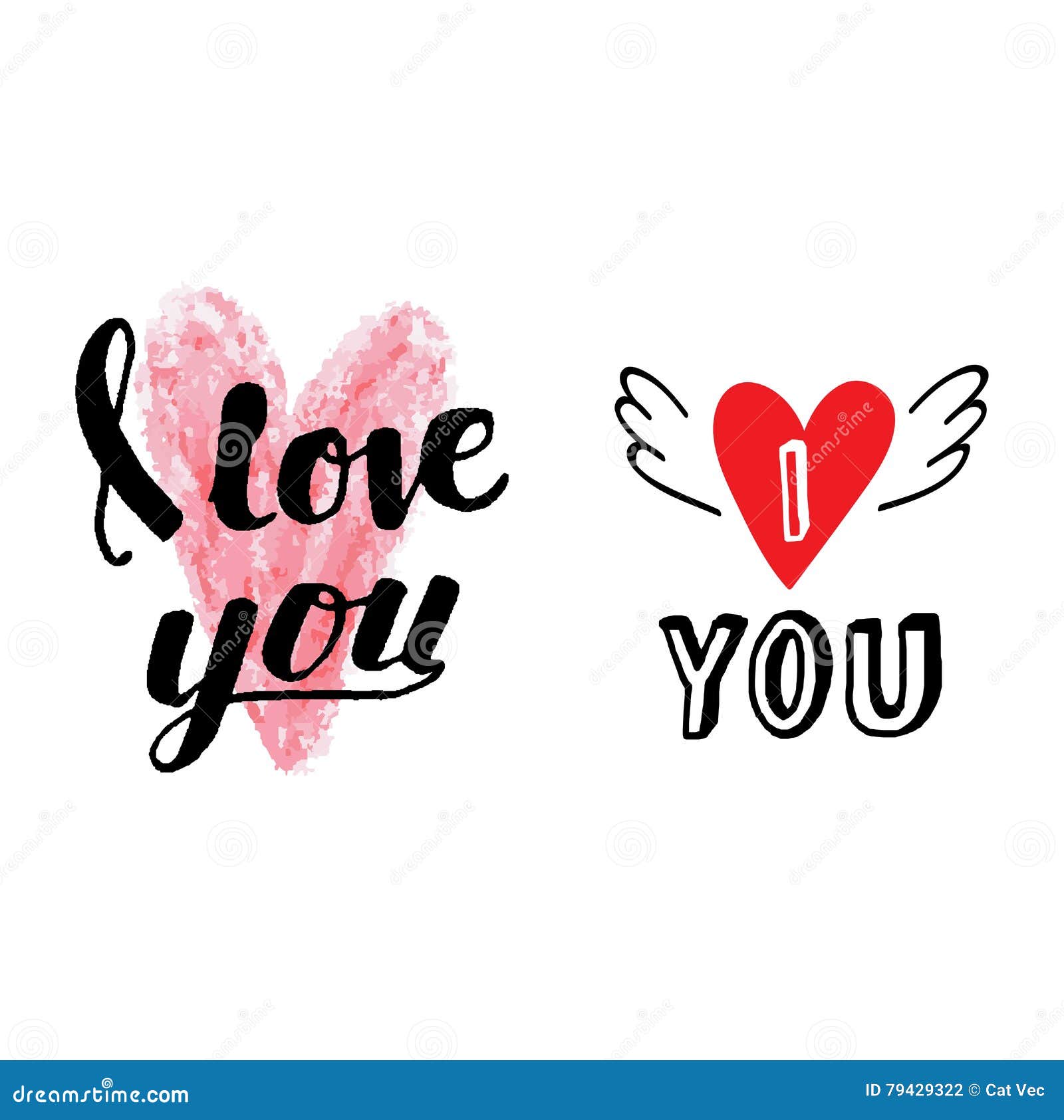 Te amo texto del vector ilustración del vector. Ilustración de bandera ...