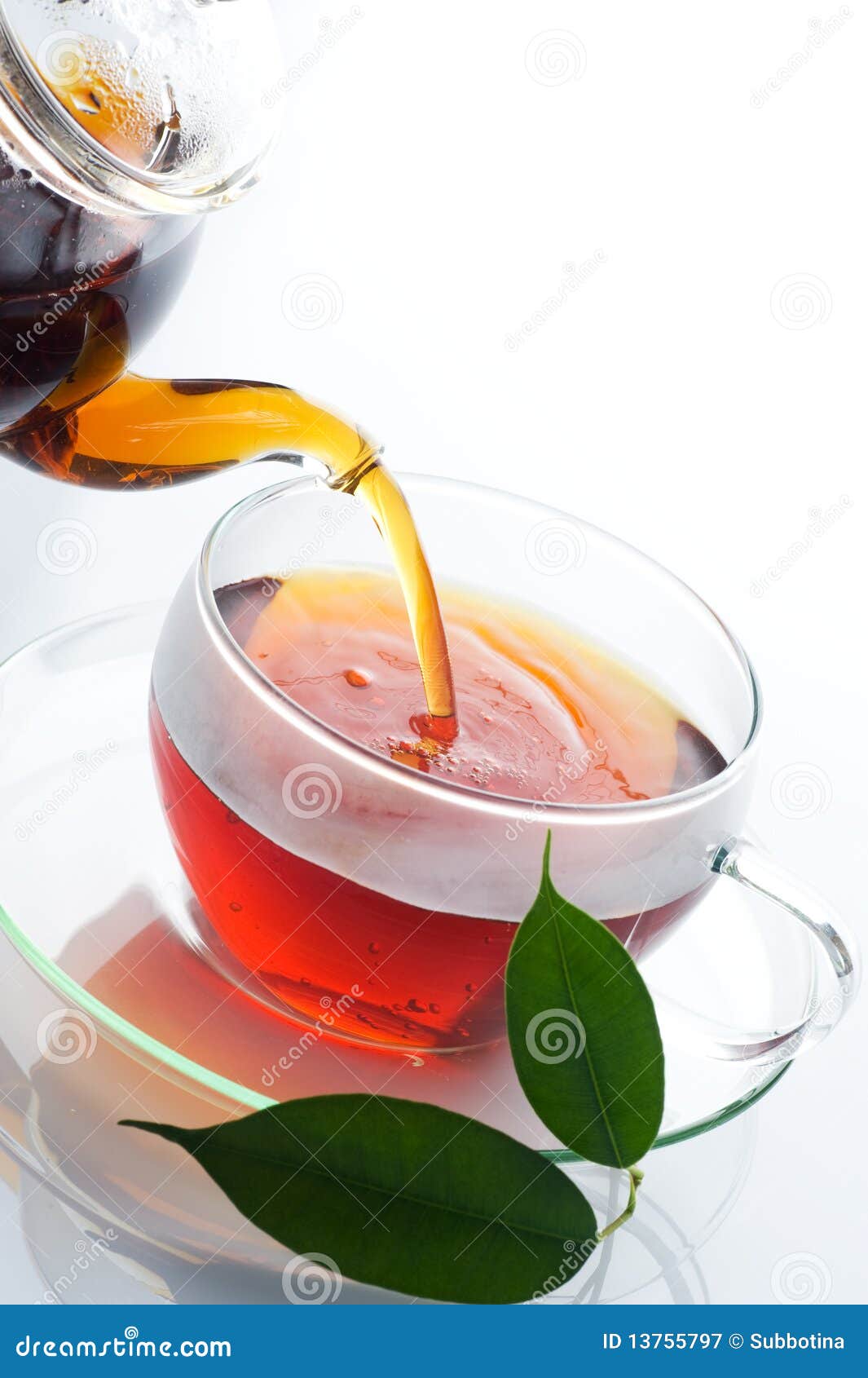 Tea stock image. Image of glass, herb, concept, brewed - 13755797