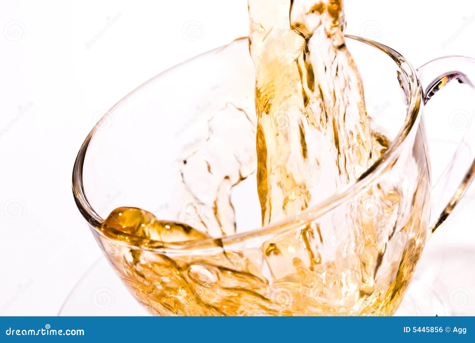 Tea stock photo. Image of tipping, drop, drink, stream - 5445856
