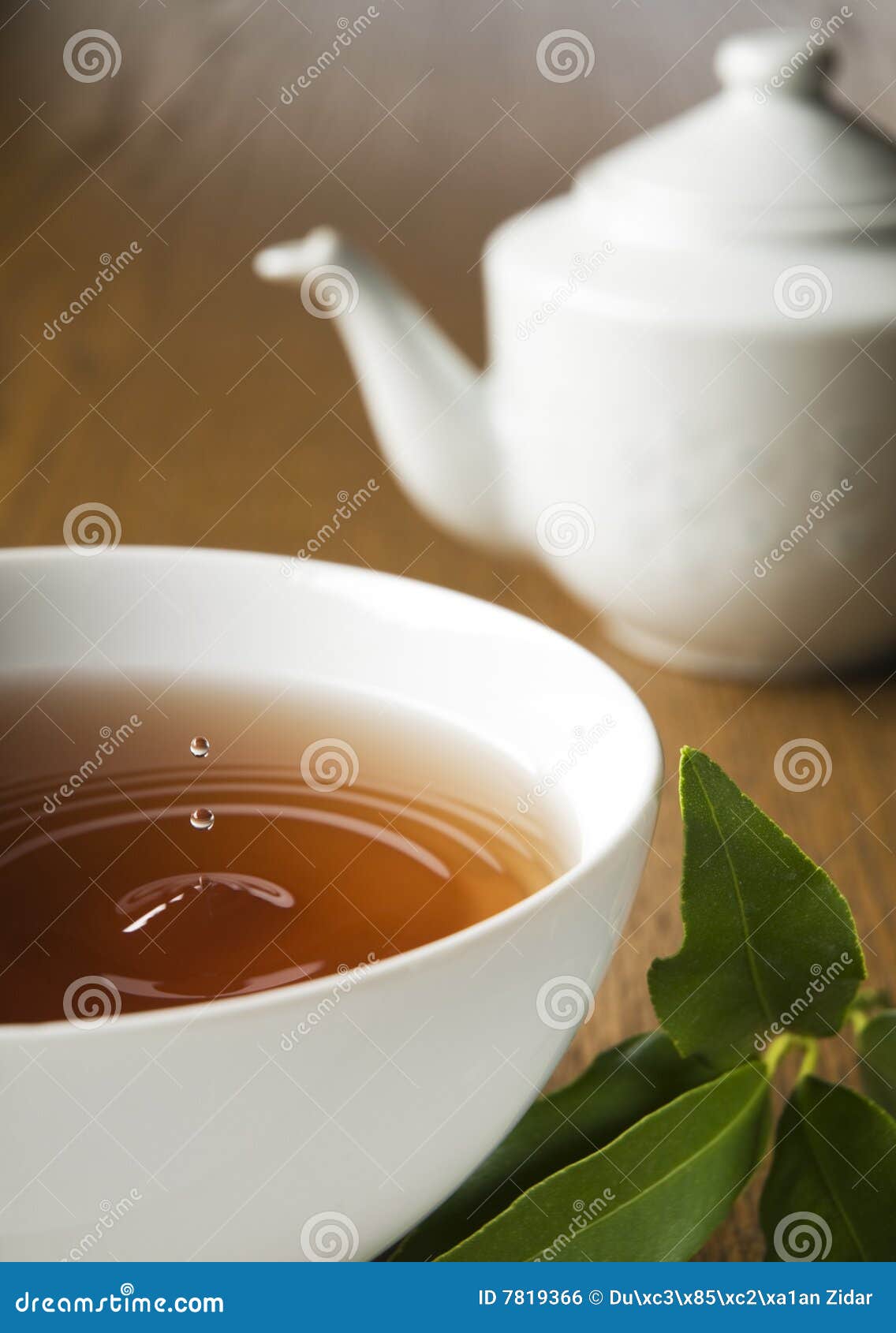 Tea stock photo. Image of brown, green, beverage, healthy - 7819366
