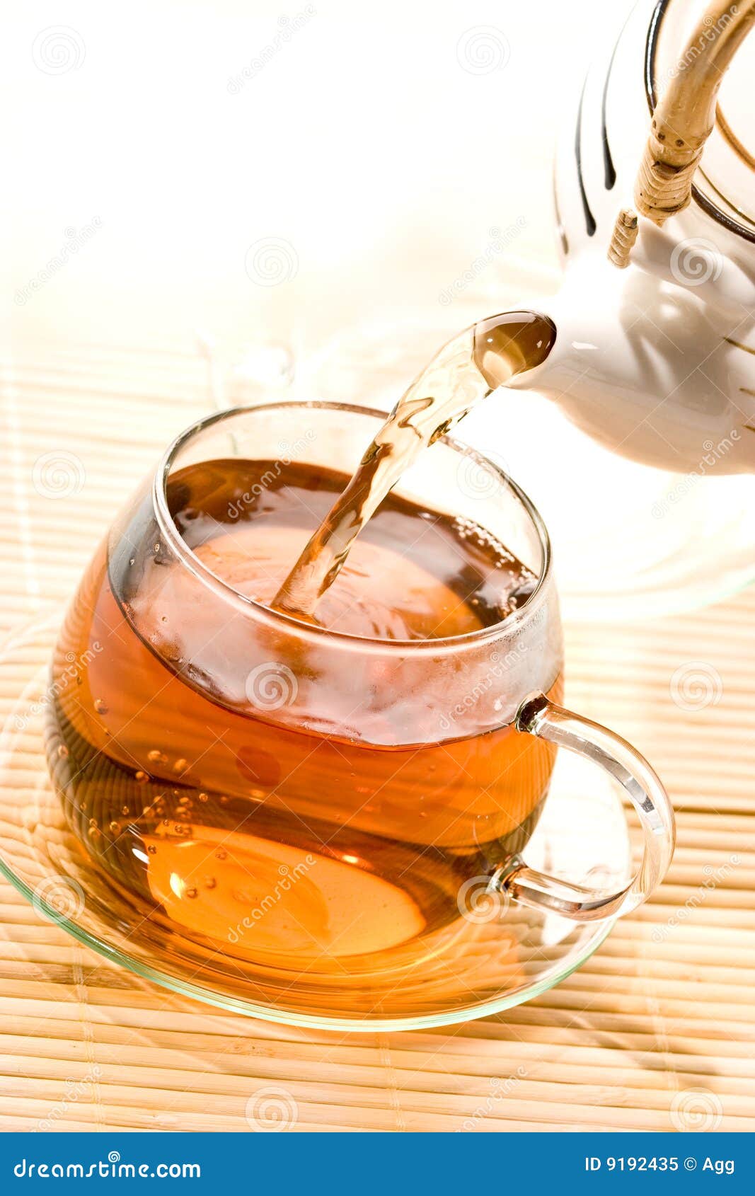 Tea stock image. Image of flowing, beverage, pour, flow - 9192435