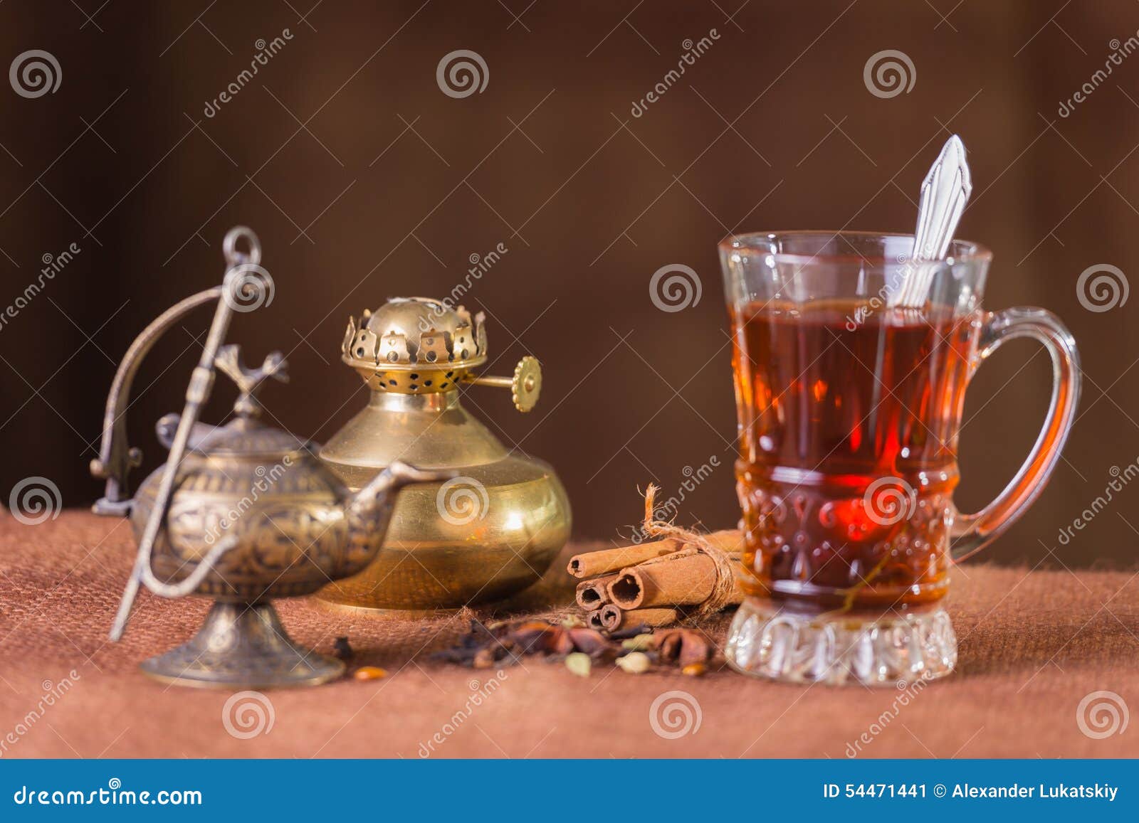 Tea in the Arab style stock image. Image of iftar, beverage - 54471441