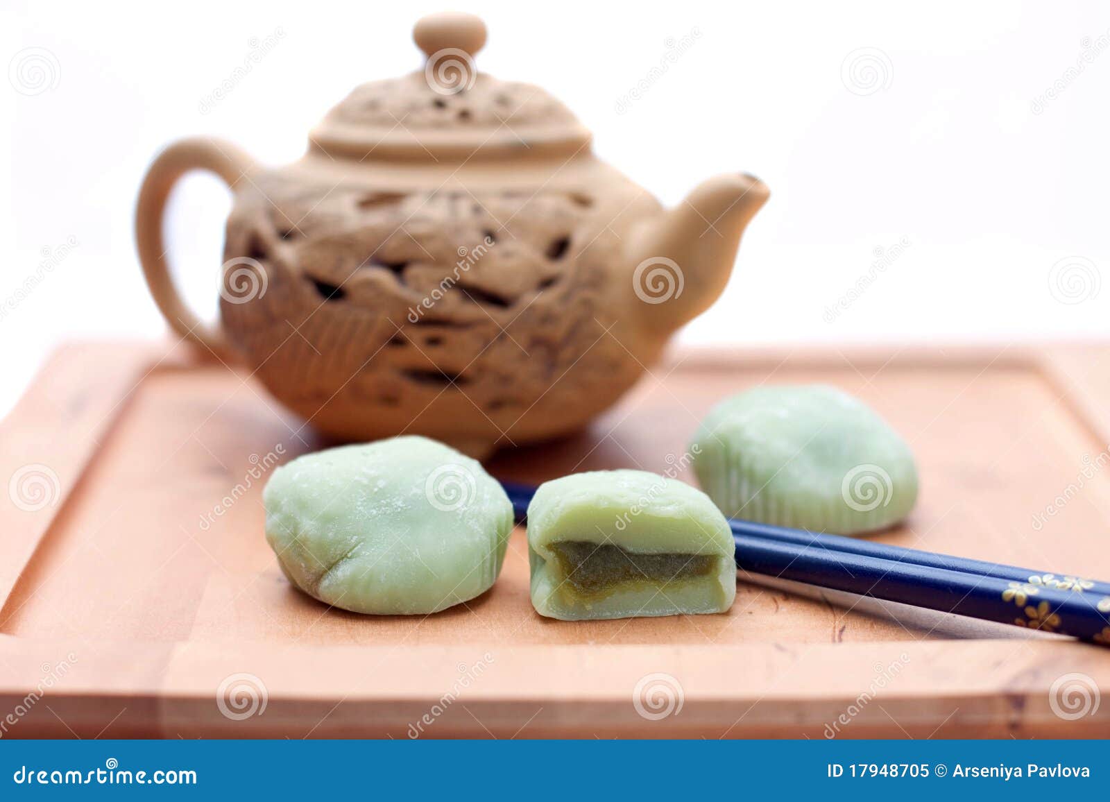 Tea with asian sweets stock image. Image of asian, dish - 17948705