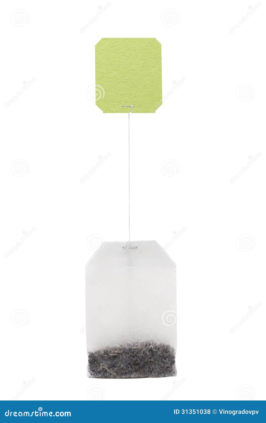 Tea bag stock photo. Image of single, objects, white - 31351038