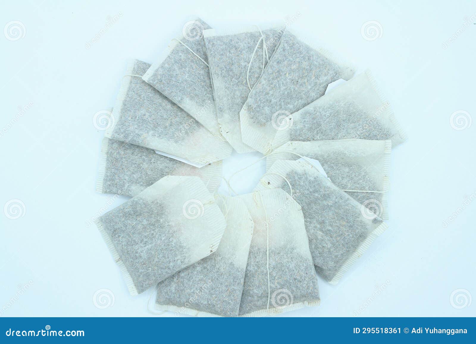 Tea Bag on White Background Stock Image - Image of studio, background ...