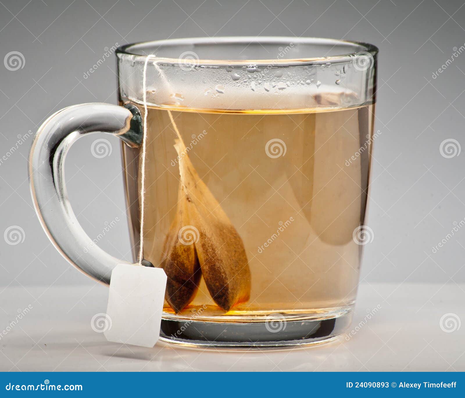 Tea bags in cup stock image. Image of condensation, percolated - 24090893
