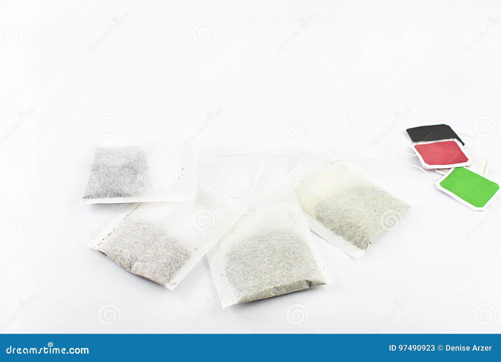 Tea bags. stock image. Image of background, boil, aroma - 97490923