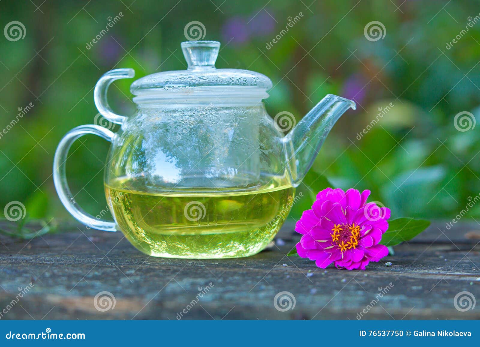 Tea in beautiful cup stock photo. Image of glass, drink - 76537750