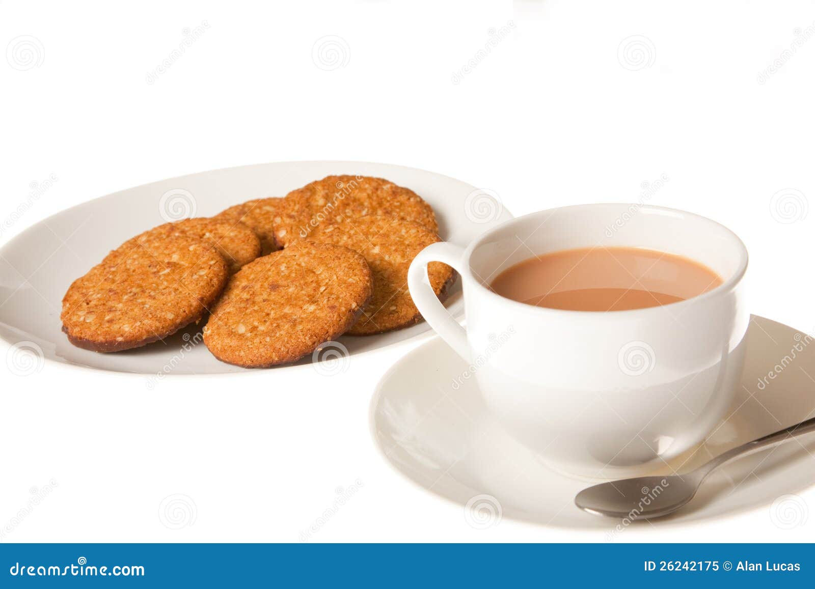 Tea and Biscuits stock image. Image of bake, chocolate - 26242175