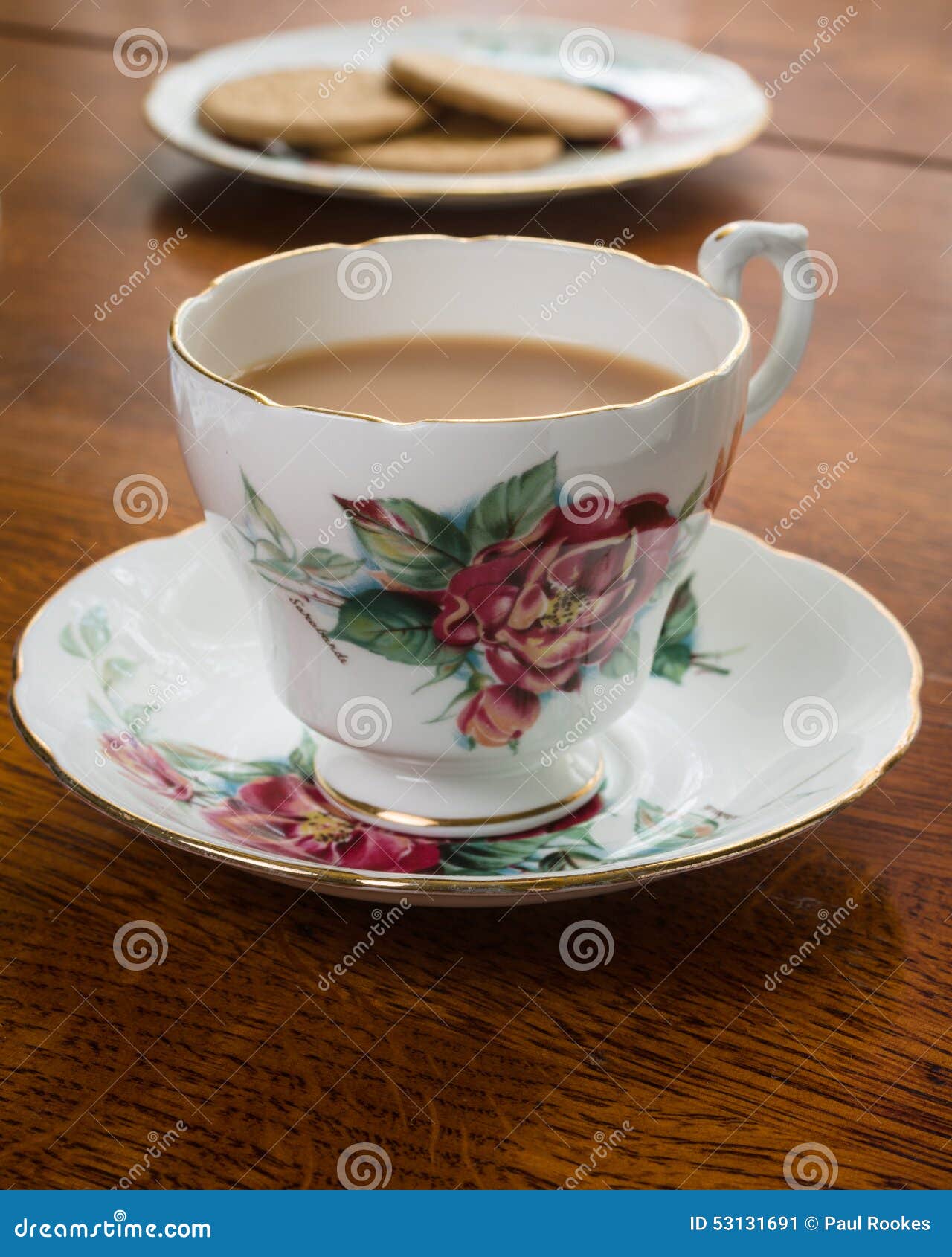 Tea and Biscuits stock image. Image of healthy, beverage - 53131691