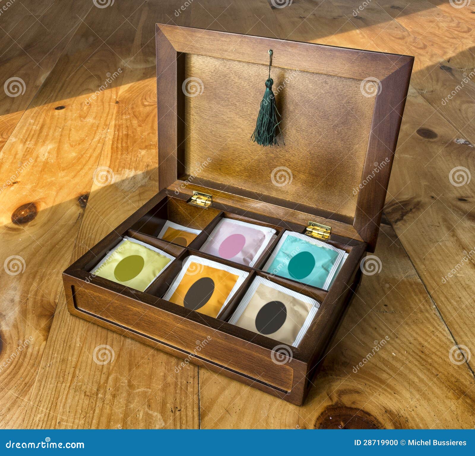Tea box stock photo. Image of containing, square, side - 28719900