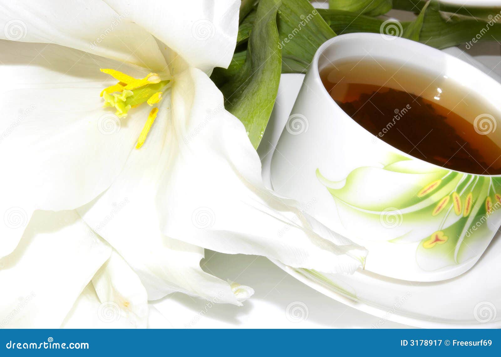 Tea break stock image. Image of saucer, refreshment, isolated - 3178917