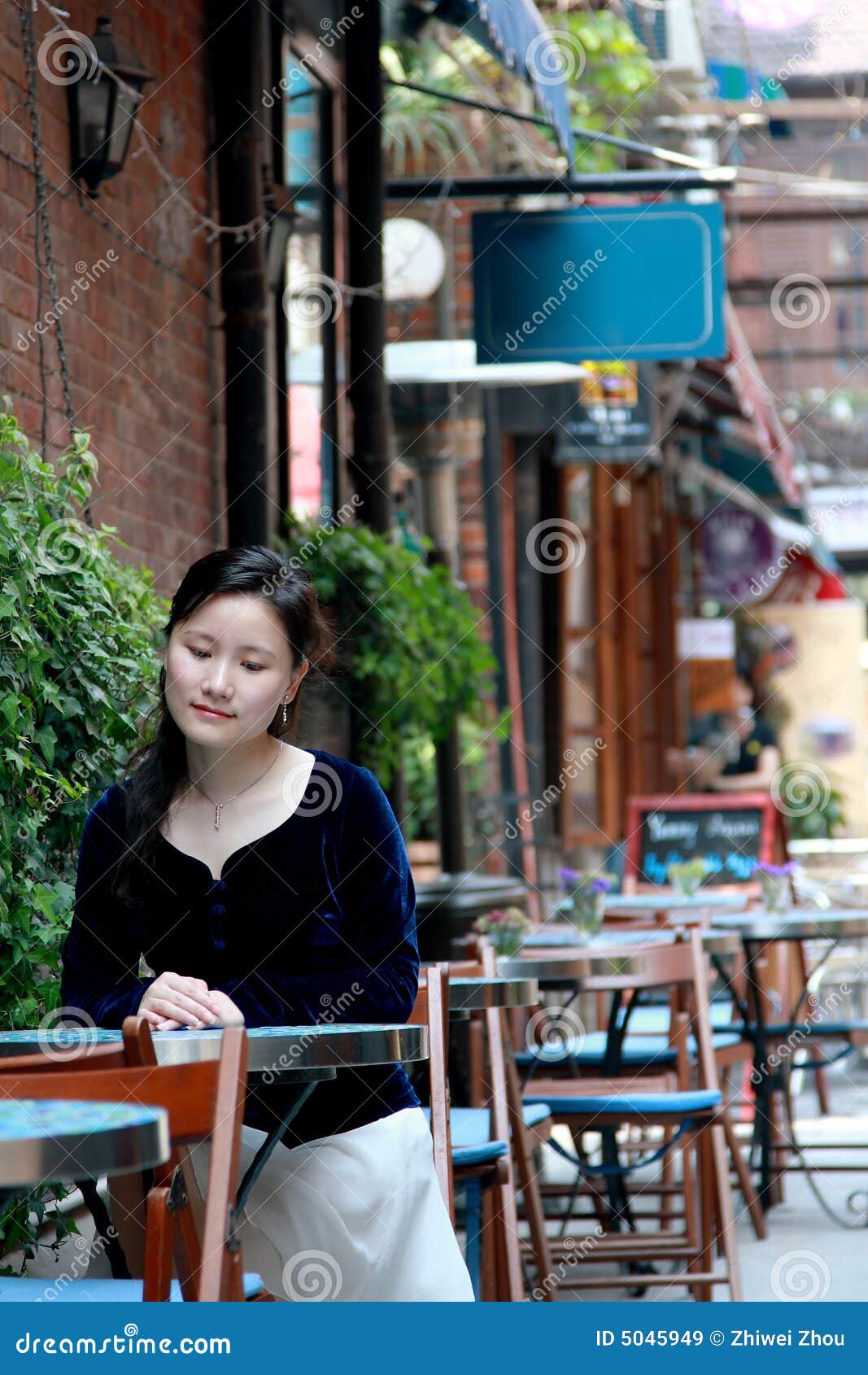 Tea break stock image. Image of brunette, comfort, beverage - 5045949