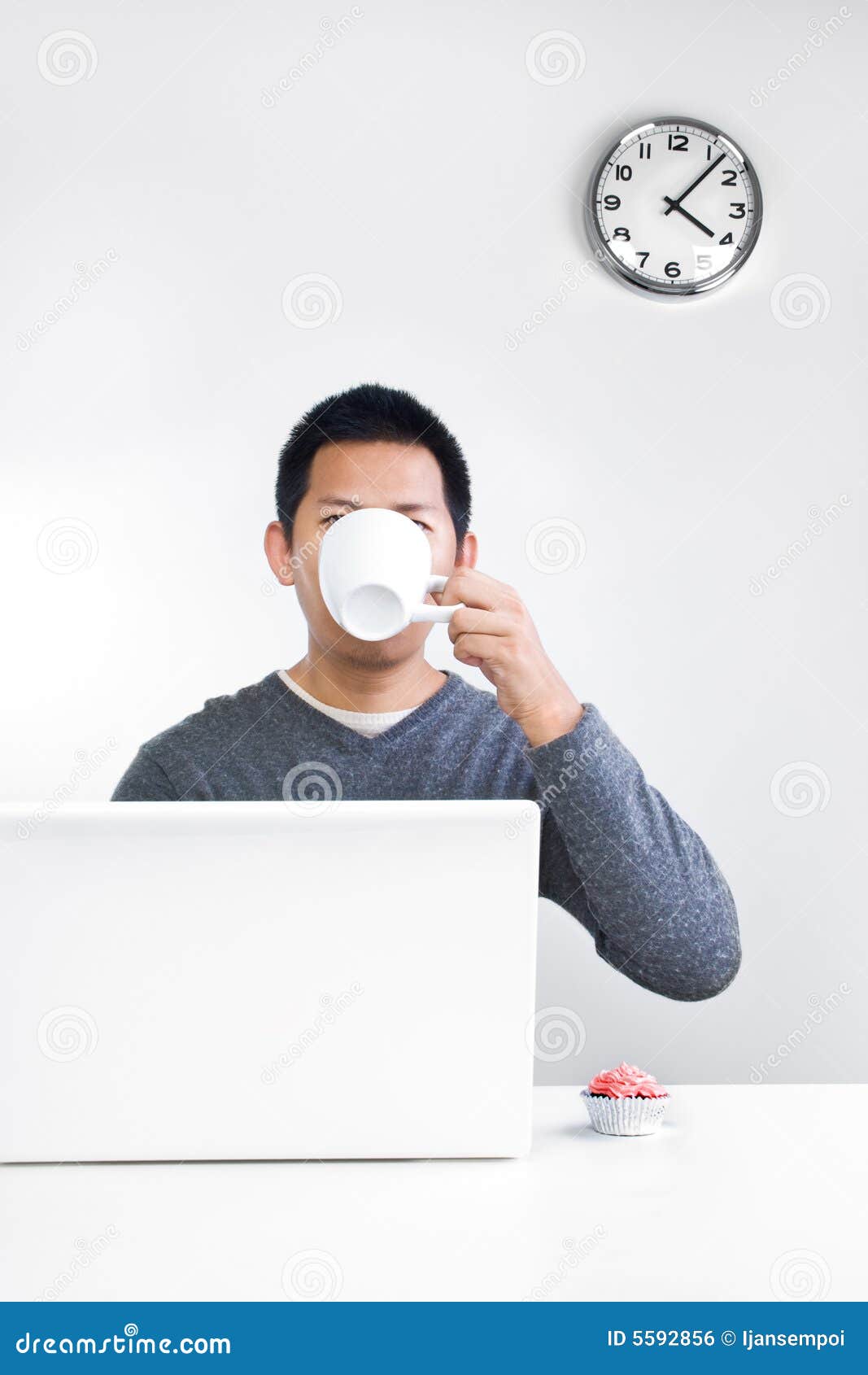 Tea break stock photo. Image of handsome, white, malaysian - 5592856