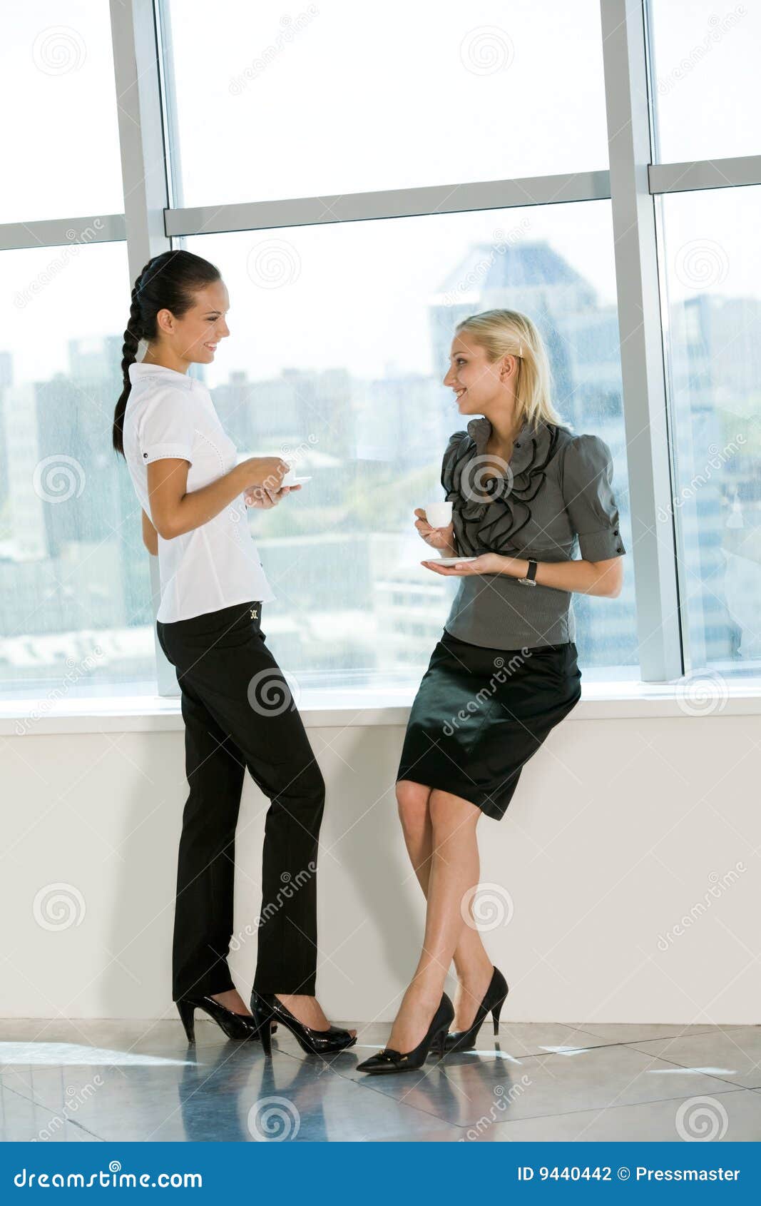 Tea break stock photo. Image of elegant, colleagues, businesswoman ...