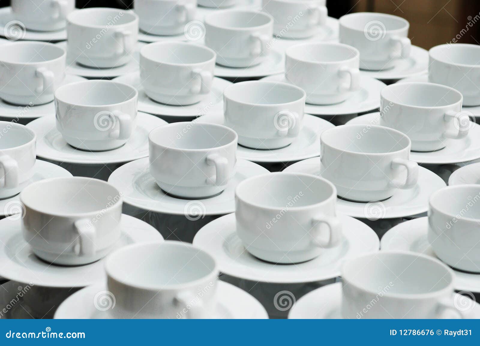 Tea Break Cups stock photo. Image of white, service, order - 12786676