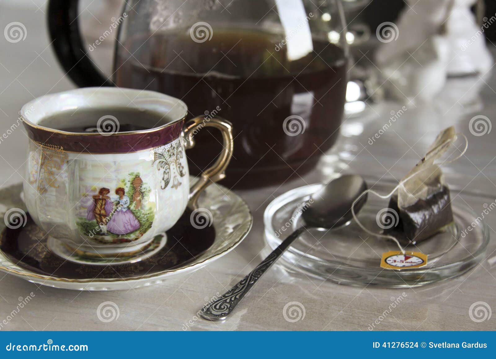 Tea break stock photo. Image of covering, comfortable - 41276524
