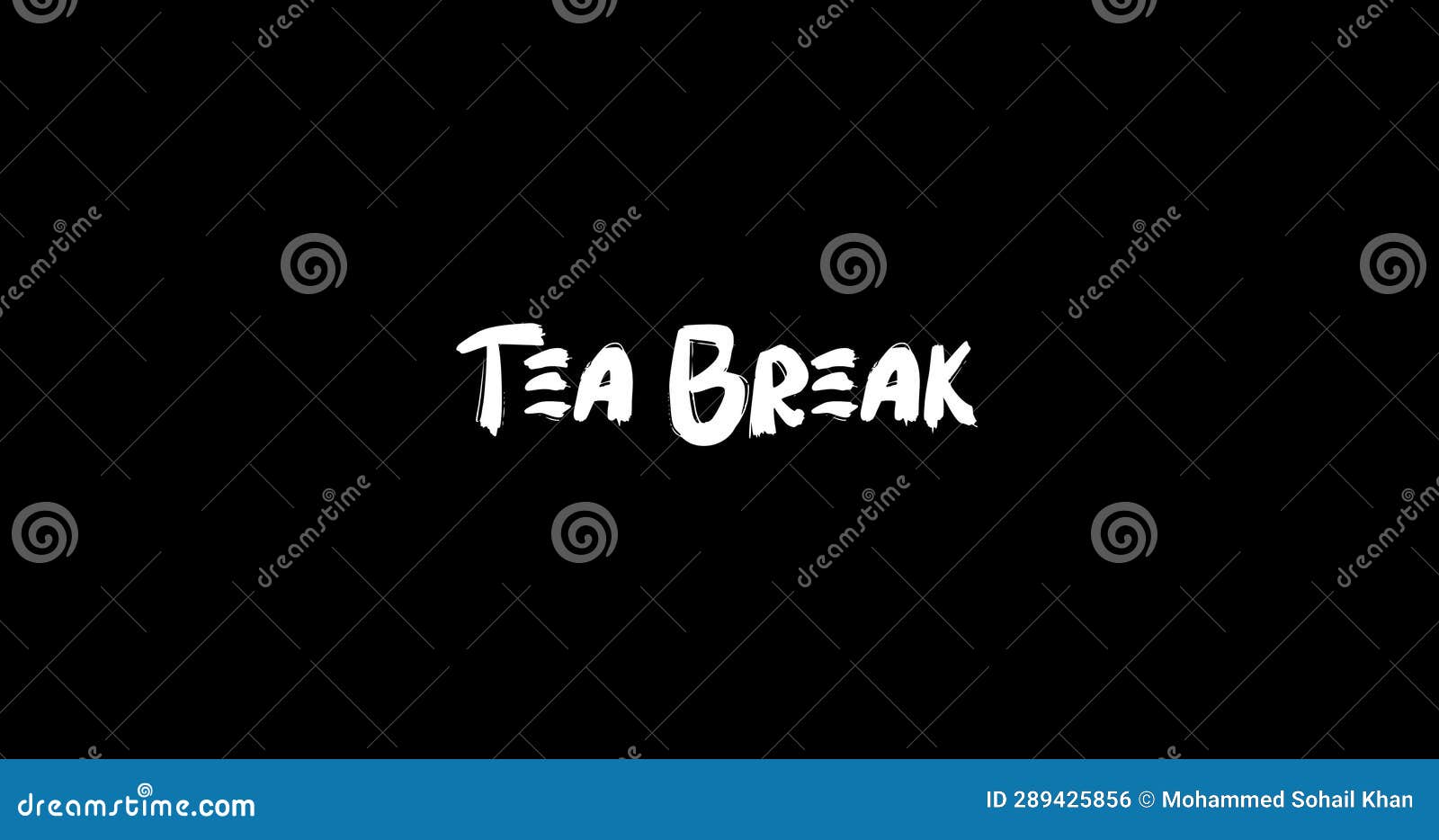 Tea Break Grunge Transition Effect of Typography Text Animation on ...
