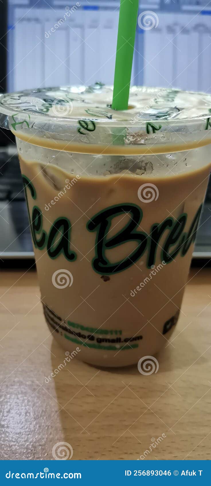 Tea Break Menganti, Menu Coffee Milk Take Away Stock Photo - Image of ...