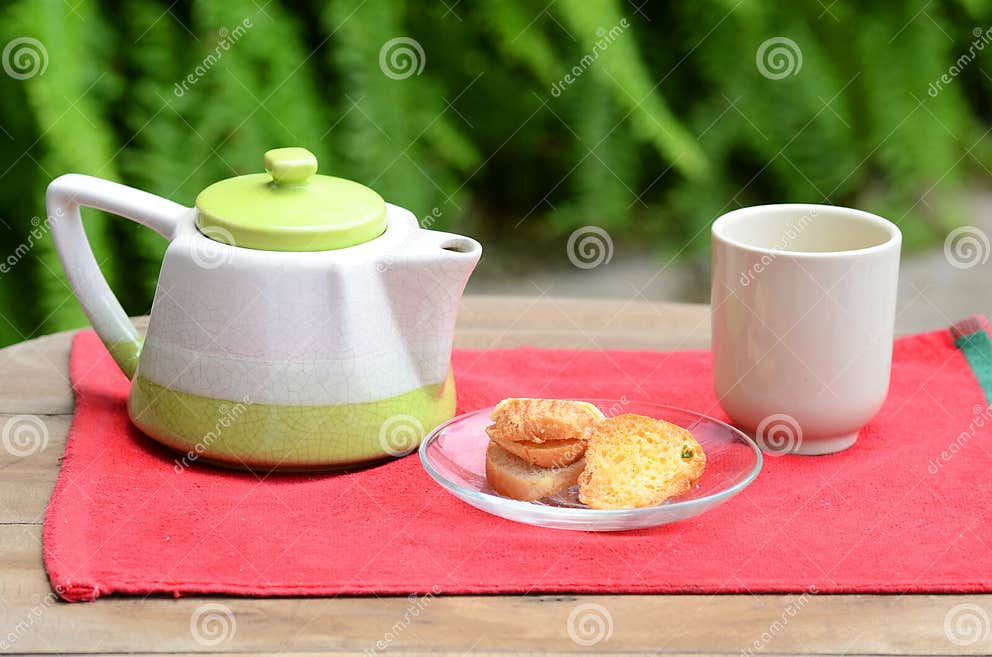 Tea break stock image. Image of snack, breakfast, japan - 44962947