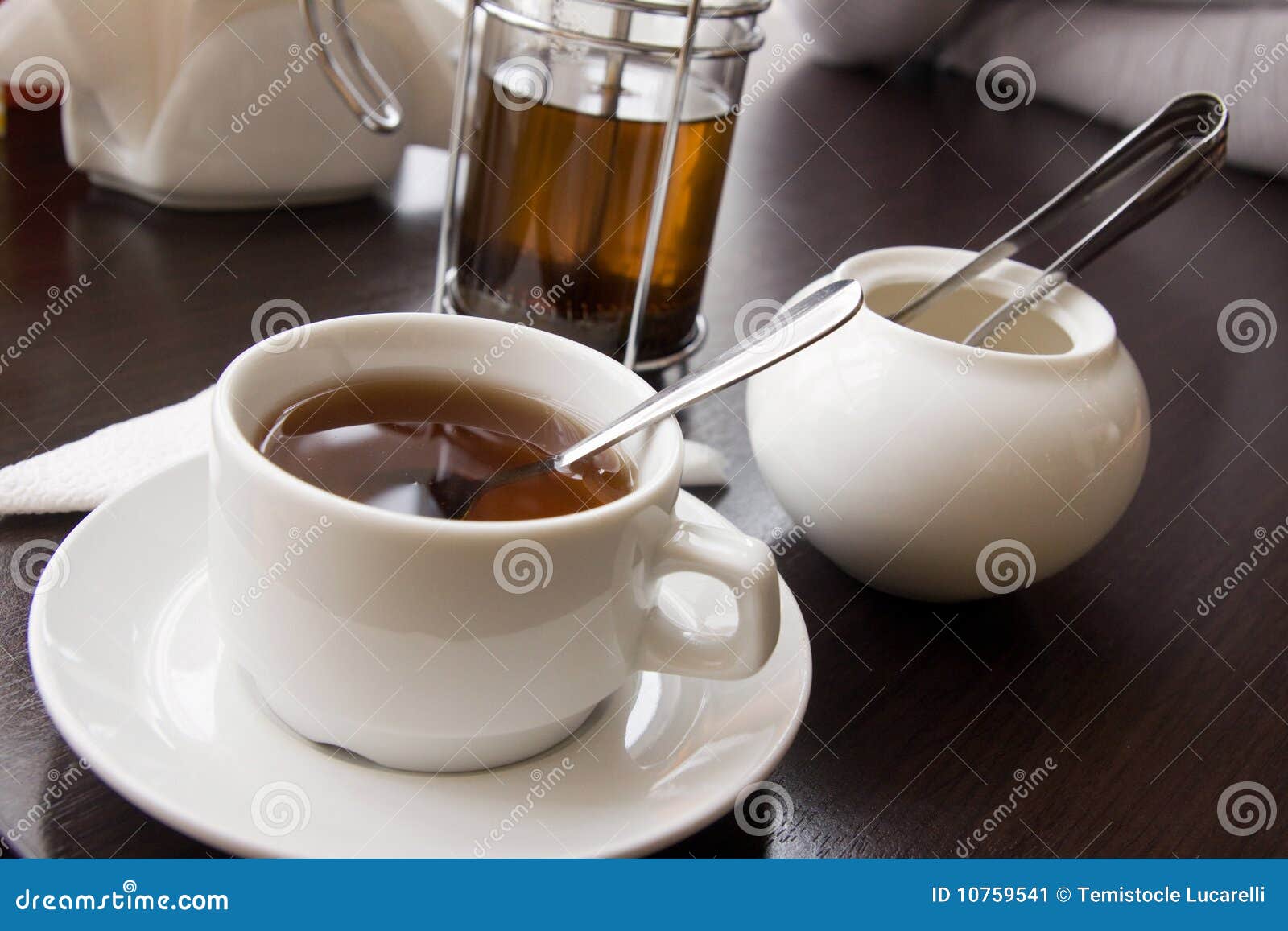 Tea breakfast stock image. Image of cake, taste, lunch - 10759541