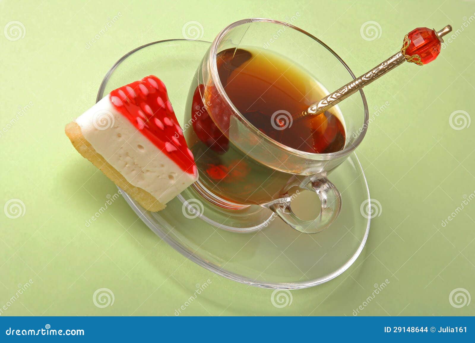 Tea and cake stock photo. Image of drink, beautiful, sweetness - 29148644
