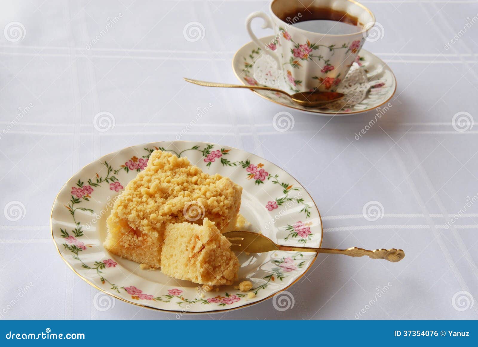 Tea and cake stock photo. Image of dessert, table, sweet - 37354076