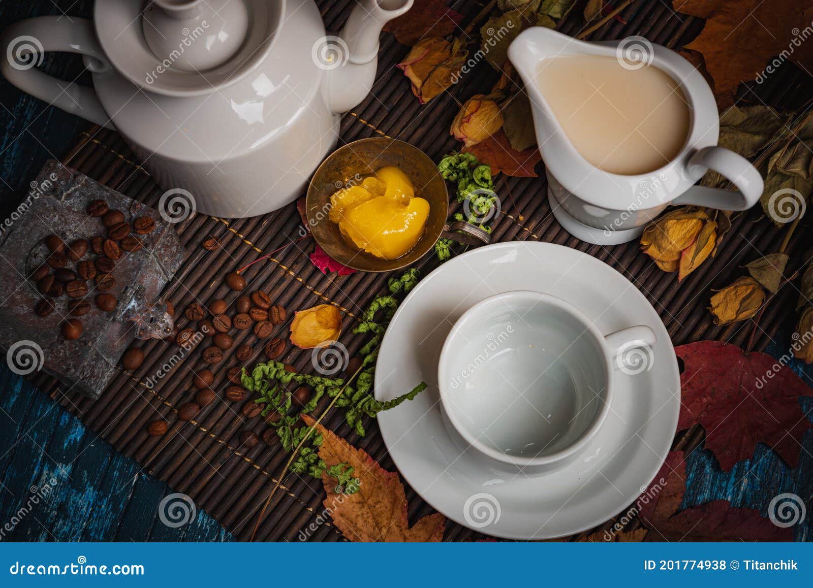 Tea Ceremony. Abstract Background in the Kitchen Stock Photo - Image of ...