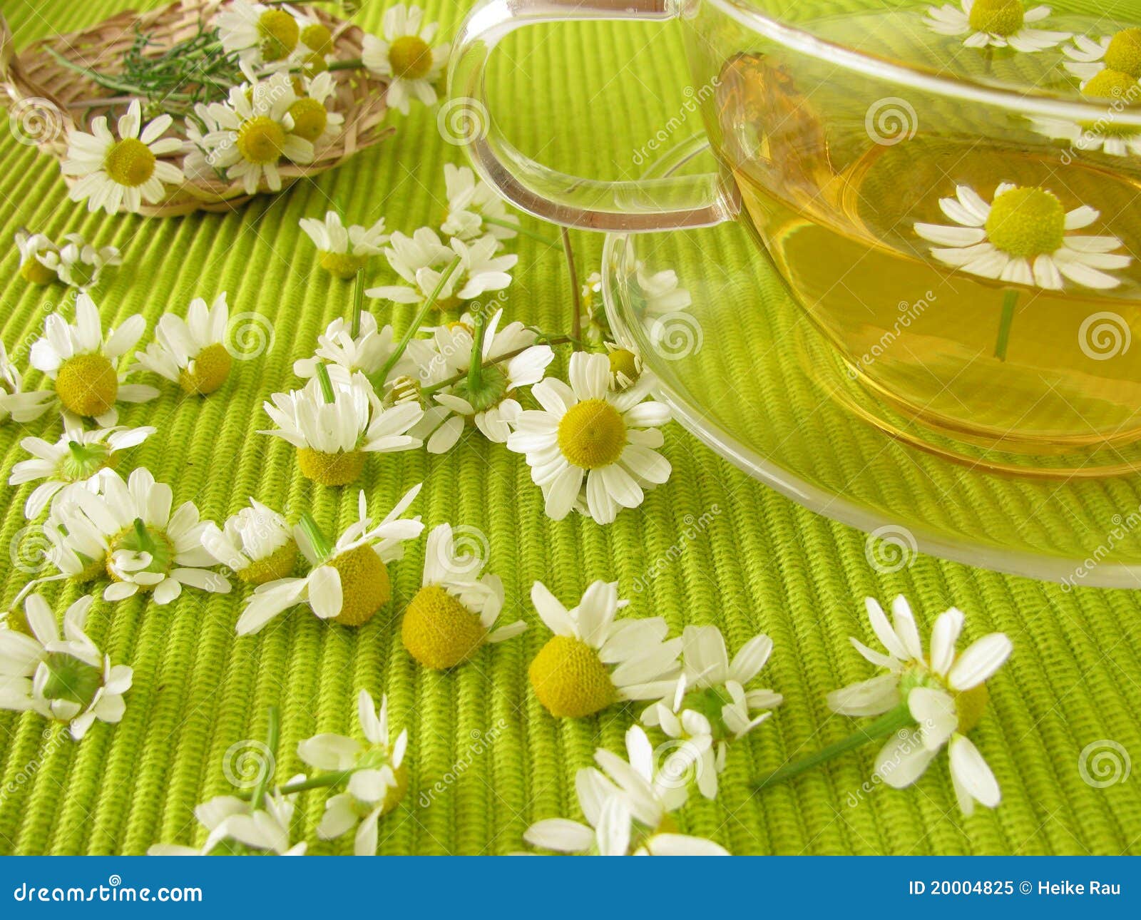 Tea with chamomile stock image. Image of care, german - 20004825