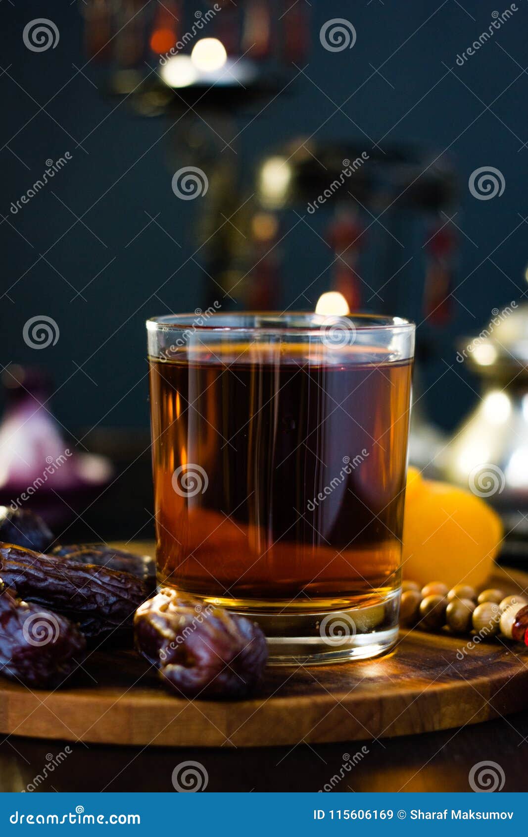 Tea or Coffee for Iftar on Ramadan Month Stock Image - Image of wooden ...