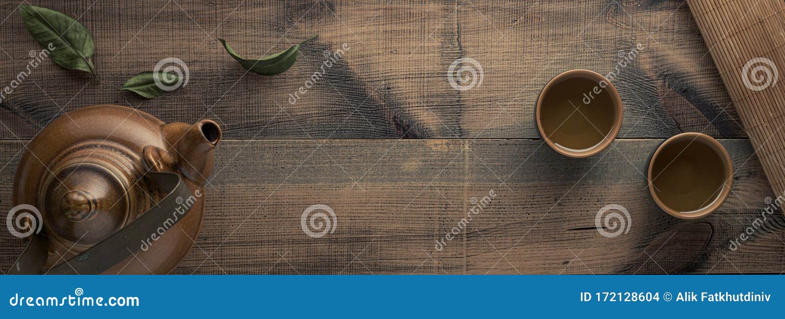 Tea Concept. Teapot with Tea on Table Stock Photo - Image of food ...