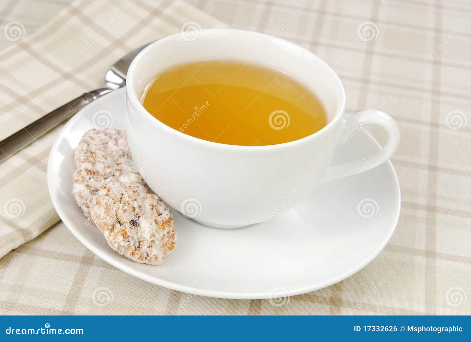 Tea and cookies stock photo. Image of green, powdered - 17332626