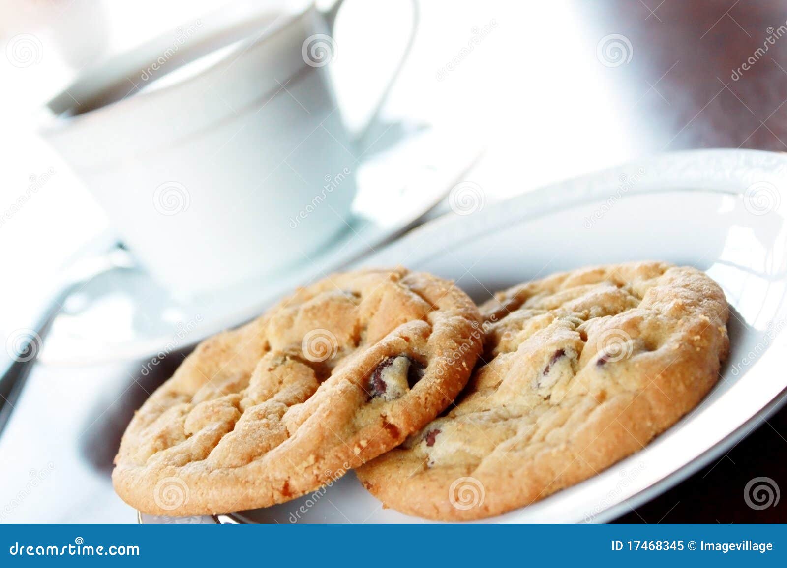 Tea and cookies stock image. Image of brown, dessert - 17468345