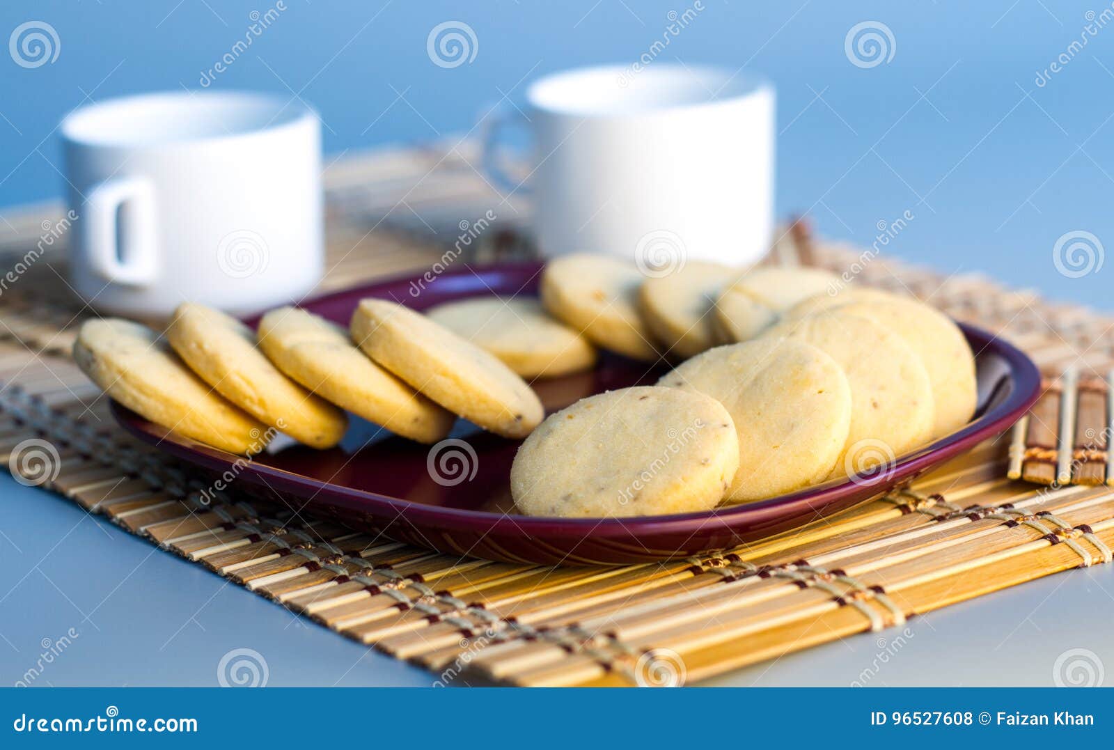 Tea with Cookies stock photo. Image of crunchy, butter - 96527608