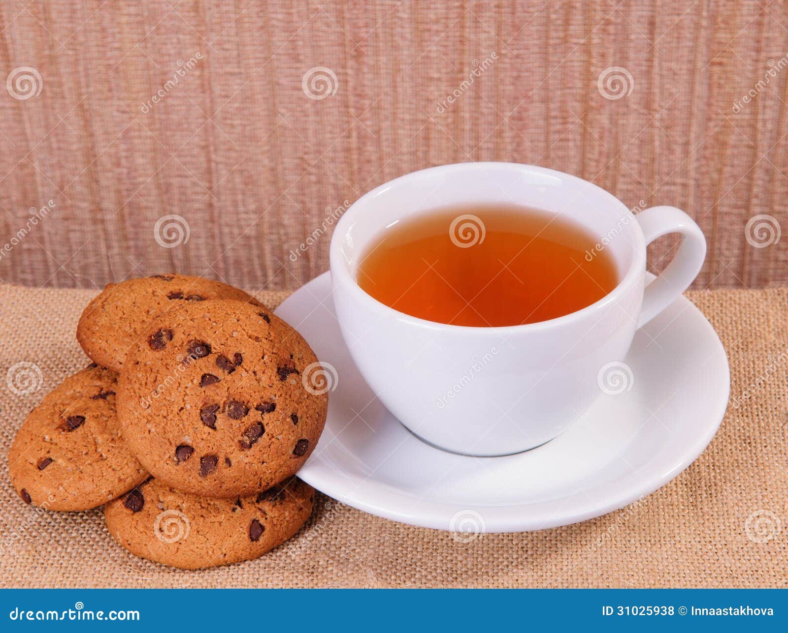 Tea and cookies stock photo. Image of break, coffee, calories - 31025938
