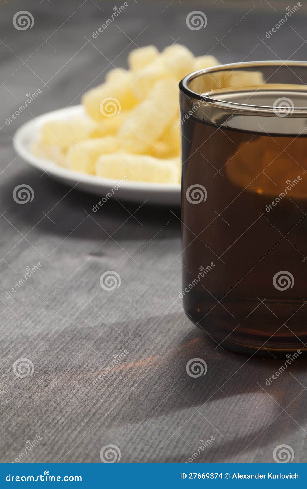 Tea with corn flakes stock photo. Image of food, flakes - 27669374