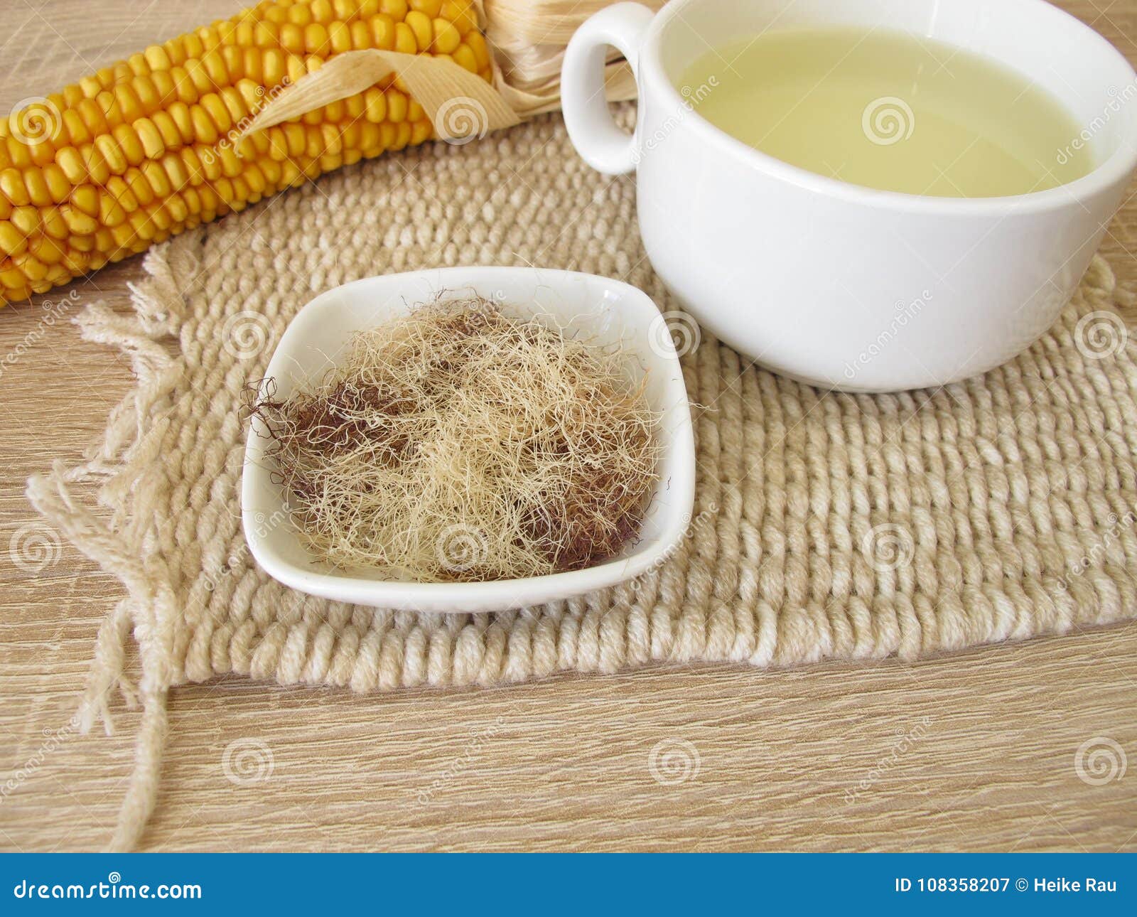 Tea with Corn Silk, Maydis Stigma Stock Image - Image of maize, maydis ...