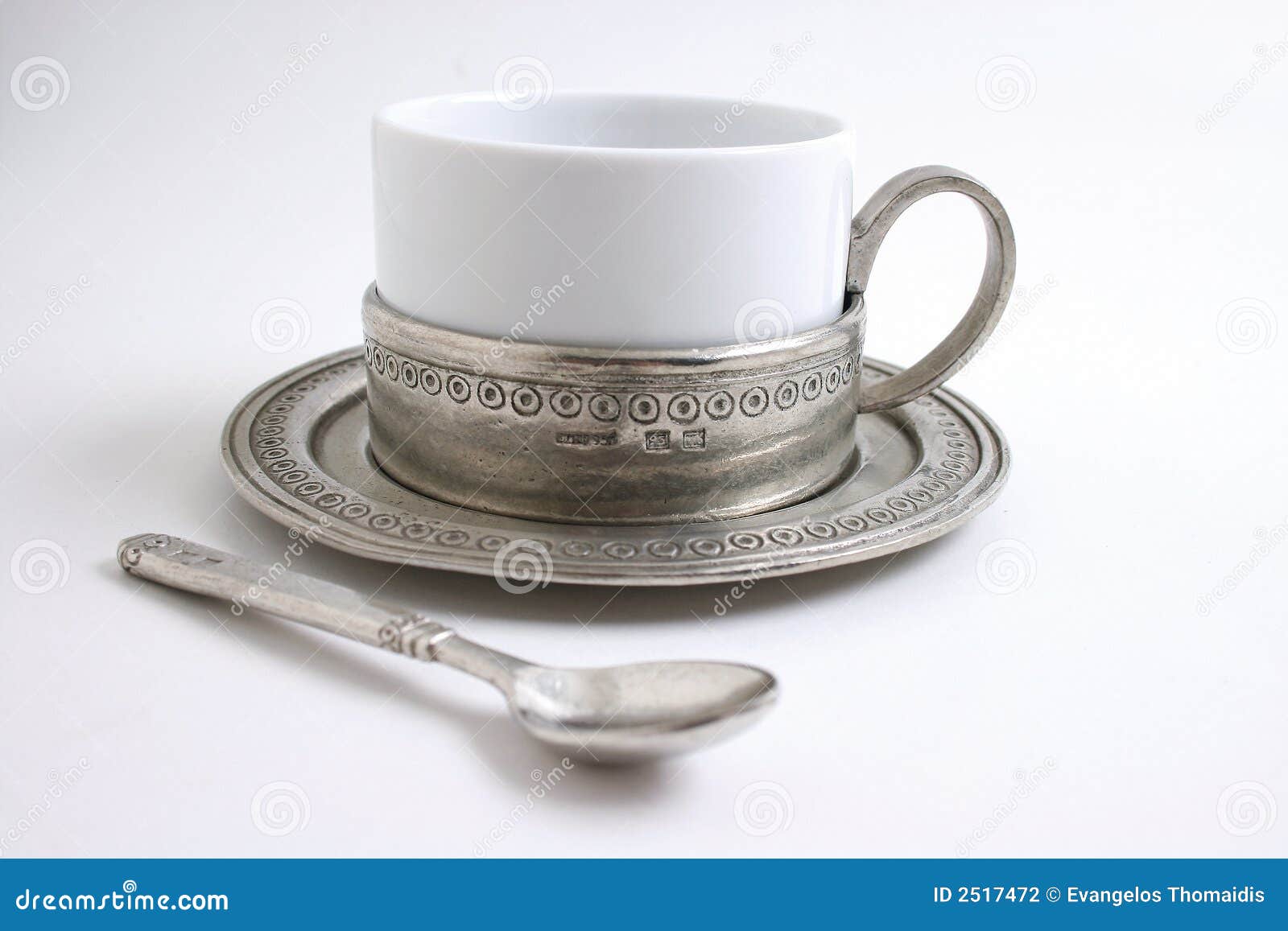 Tea cup stock photo. Image of home, metal, traditional - 2517472