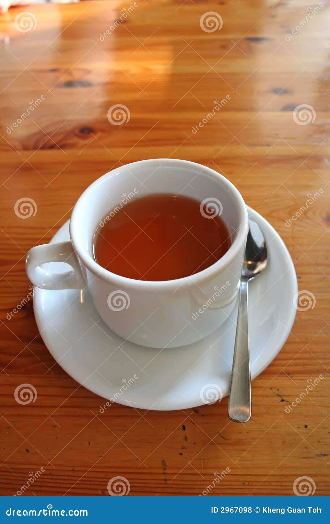 Tea in cup stock photo. Image of wood, saucer, serve, breakfast - 2967098