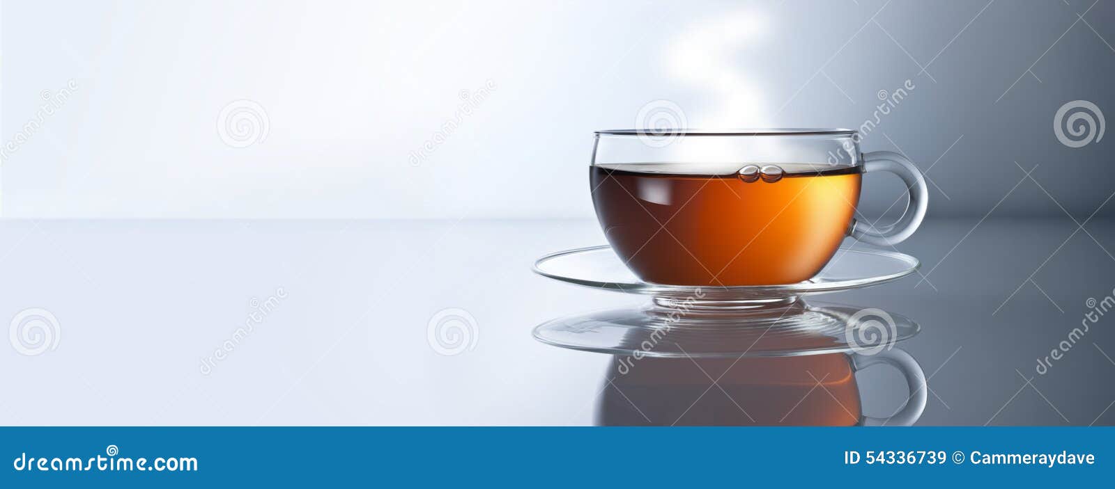 Tea Cup Banner Background stock image. Image of steaming - 54336739
