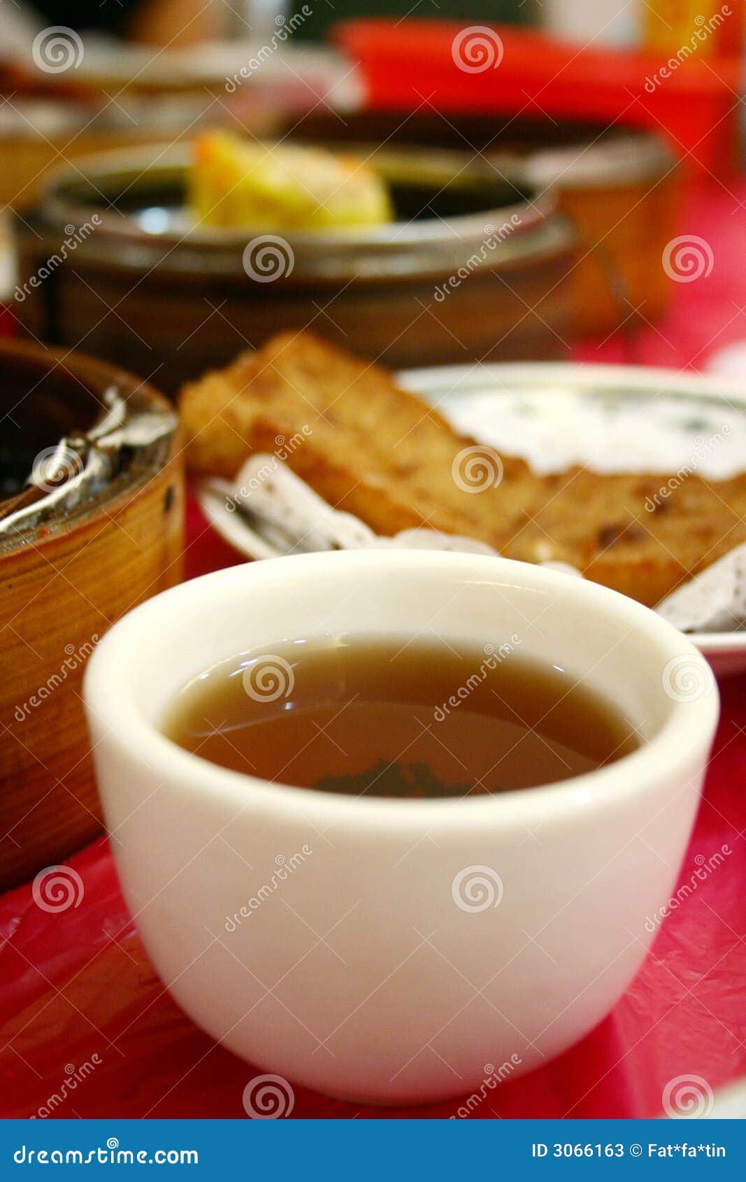 Tea cup and dim sum stock image. Image of food, colour - 3066163