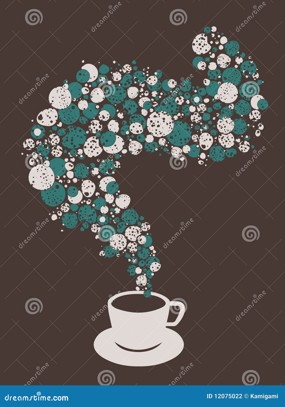 Tea cup fantasy stock illustration. Illustration of porcelain - 12075022
