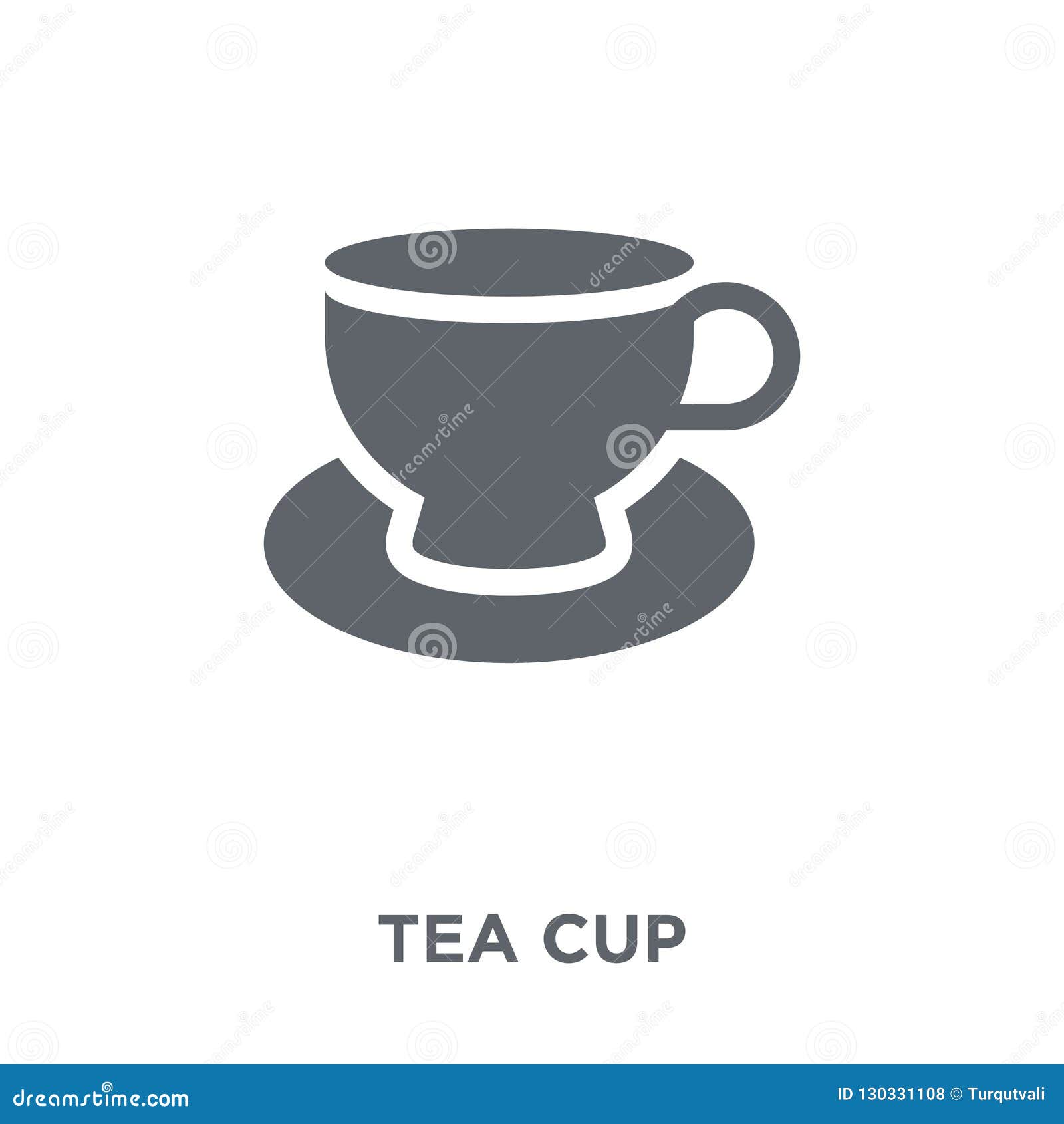 Tea Cup Icon from Collection. Stock Vector - Illustration of teacup ...