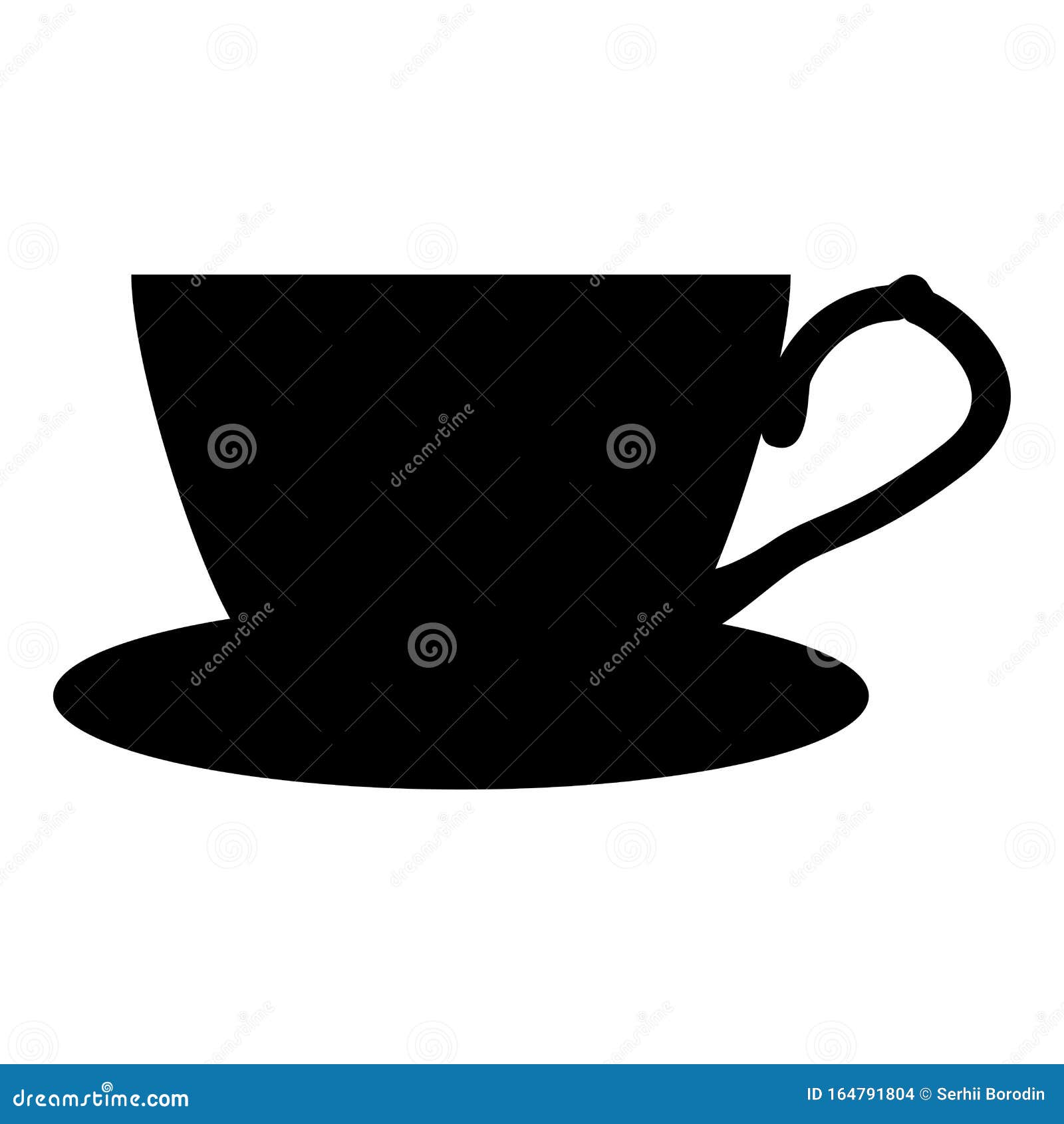 Saucer Clipart Black And White
