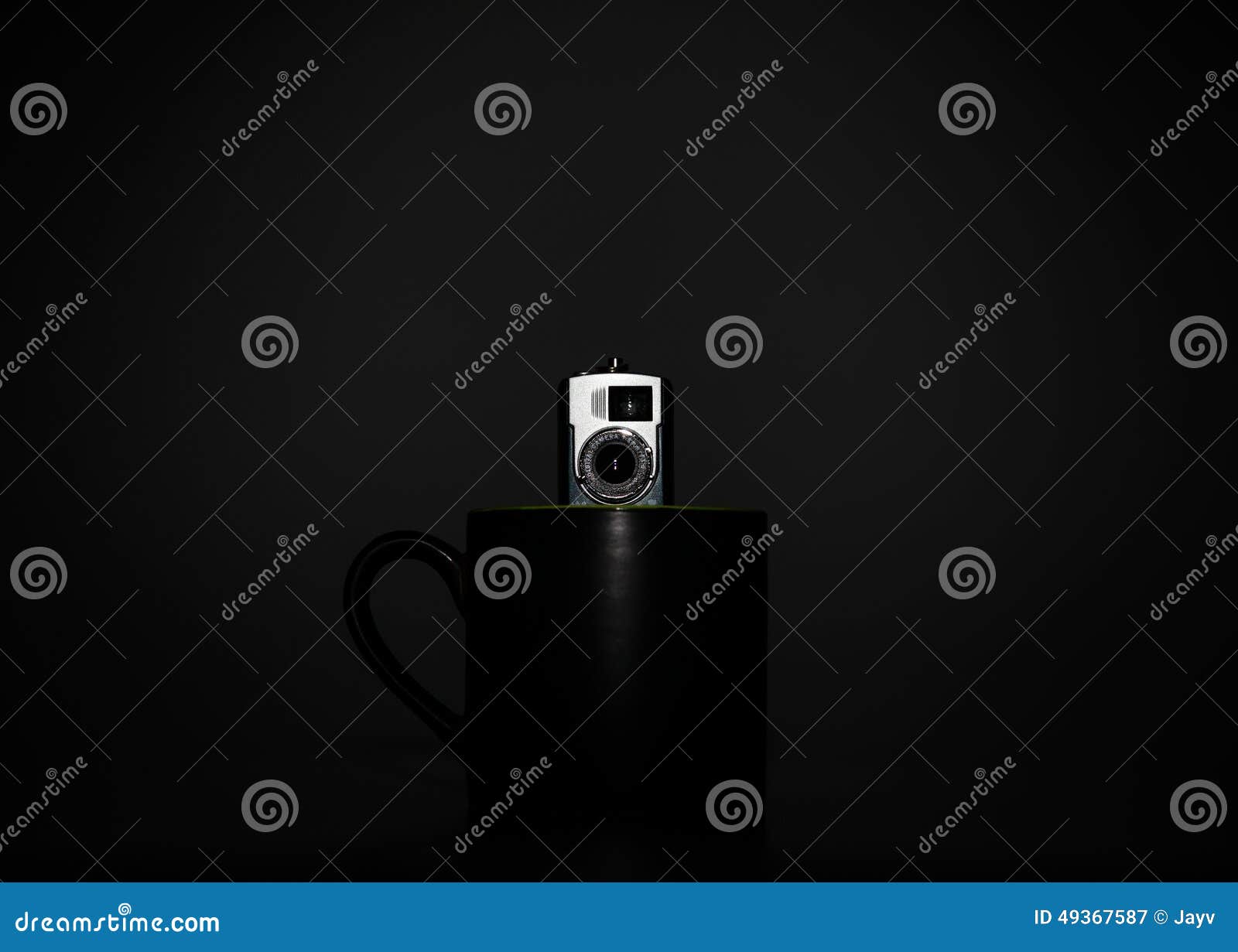 Tea Cup and spy camera stock image. Image of light, idea - 49367587