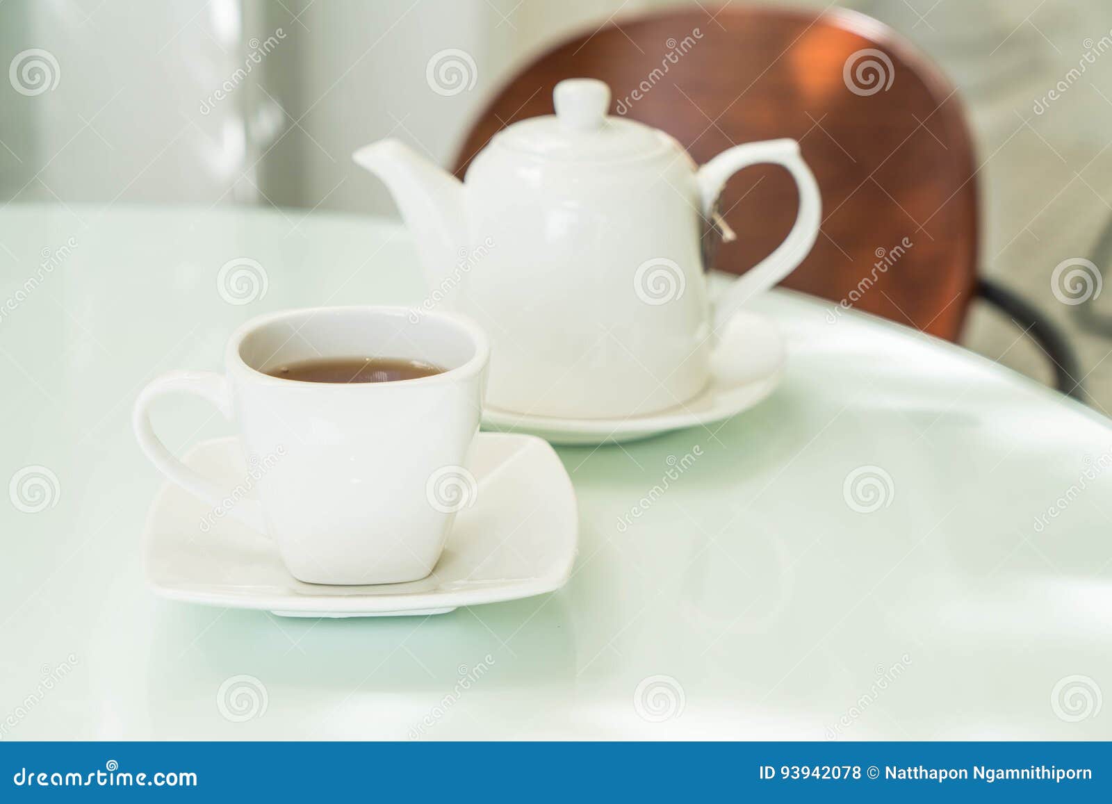 Tea cup on the table stock photo. Image of food, healthy - 93942078