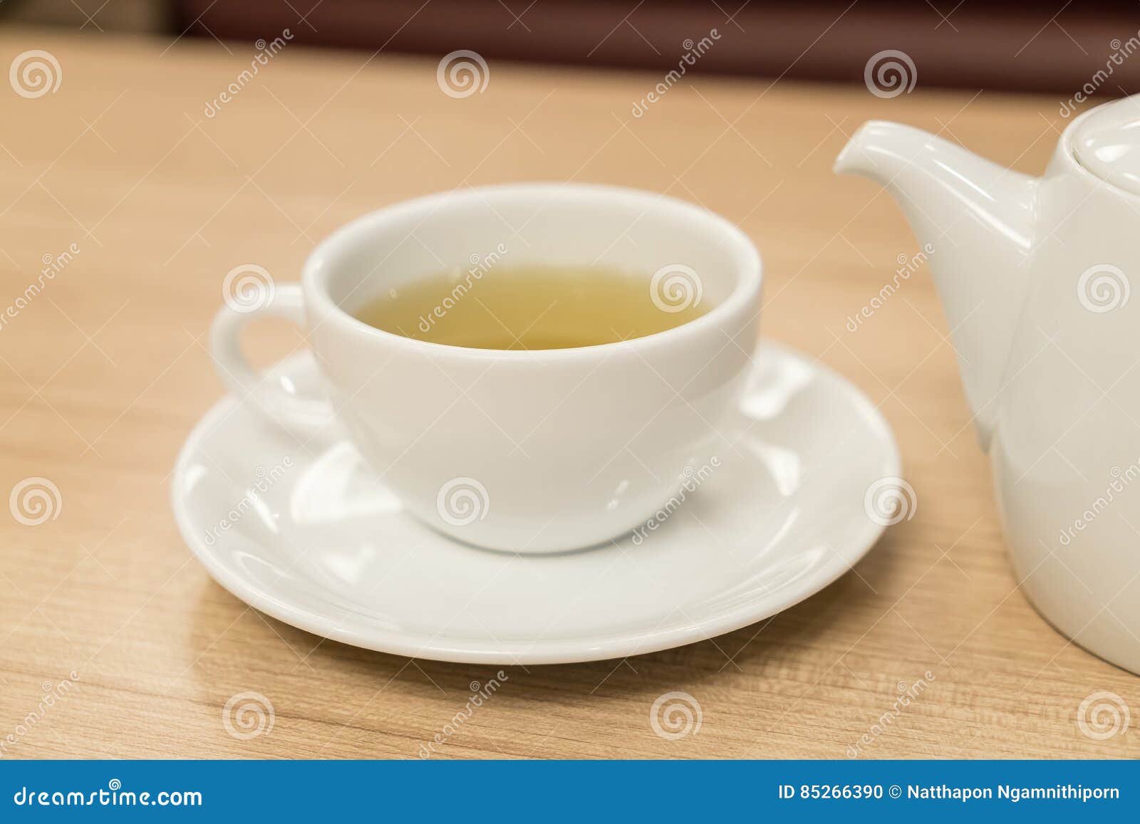 Tea cup on table stock photo. Image of table, black, liquid - 85266390