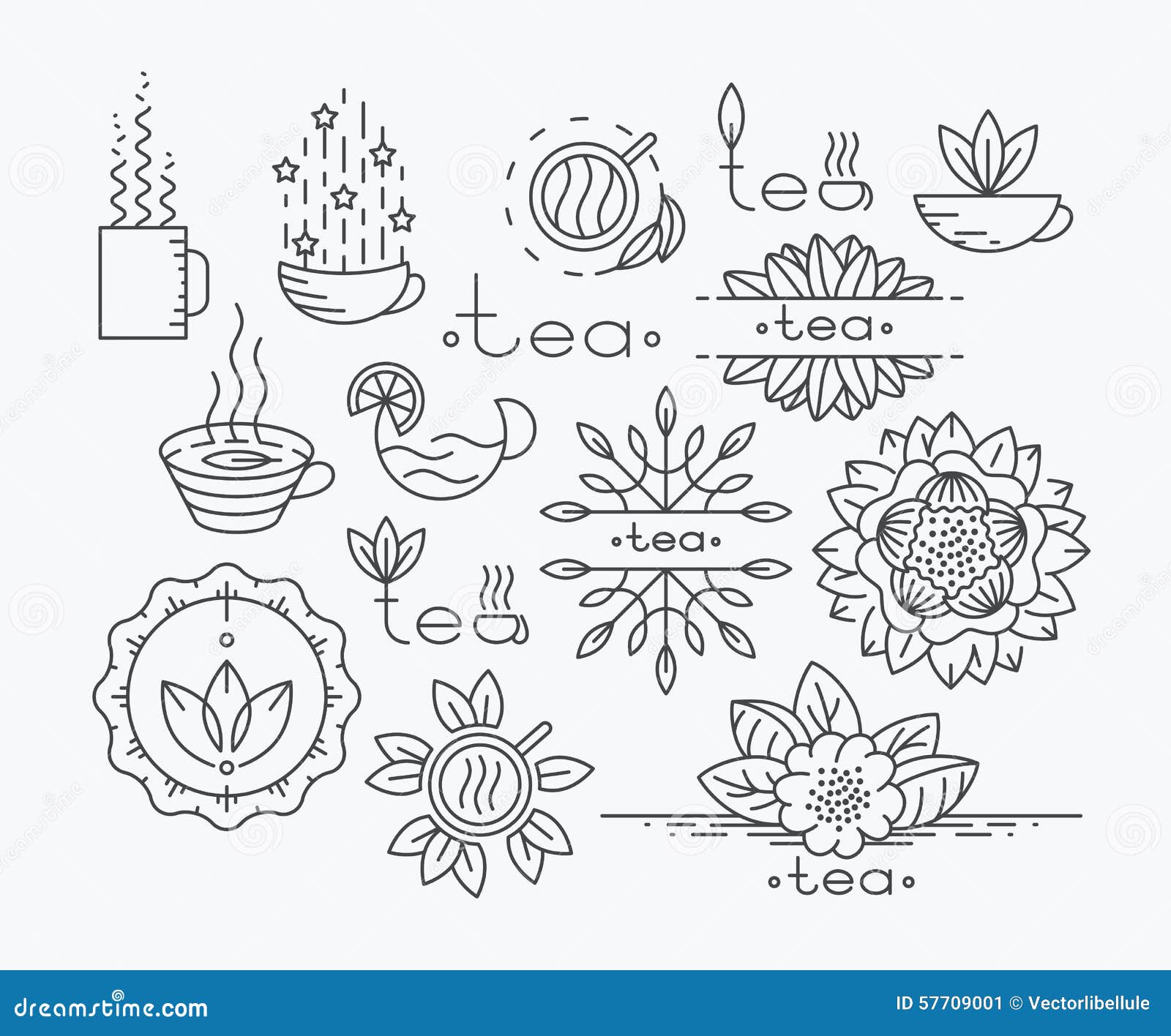 Mono Line Frame. Simple Certificate Border. Template Vector ...